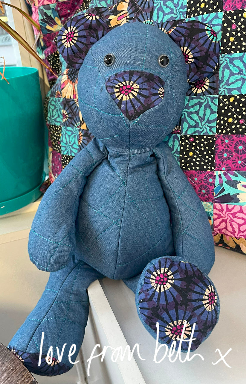 Patchwork Ted Sewing Pattern – Love From Beth