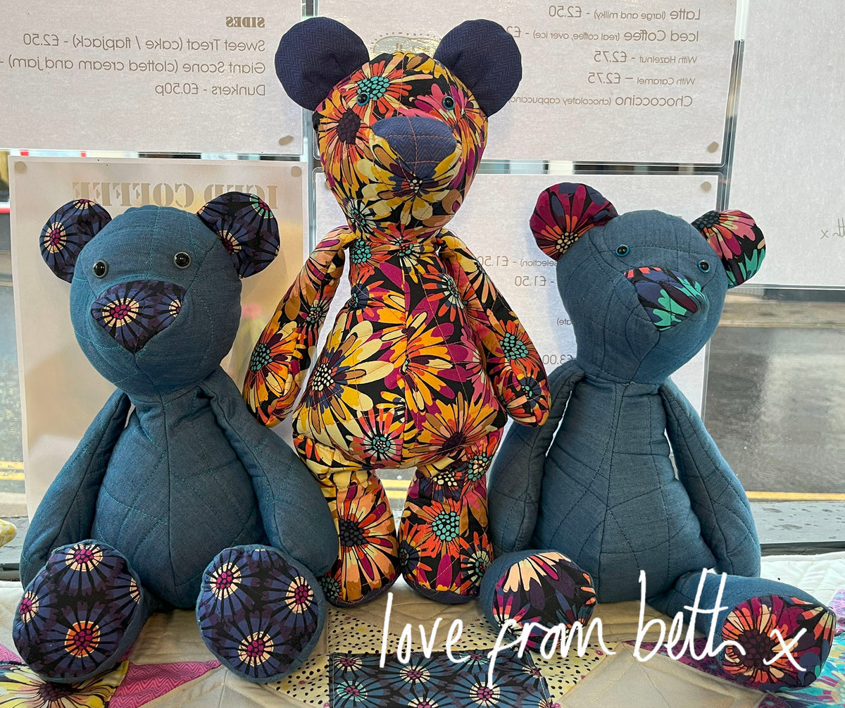 Patchwork Ted Sewing Pattern – Love From Beth