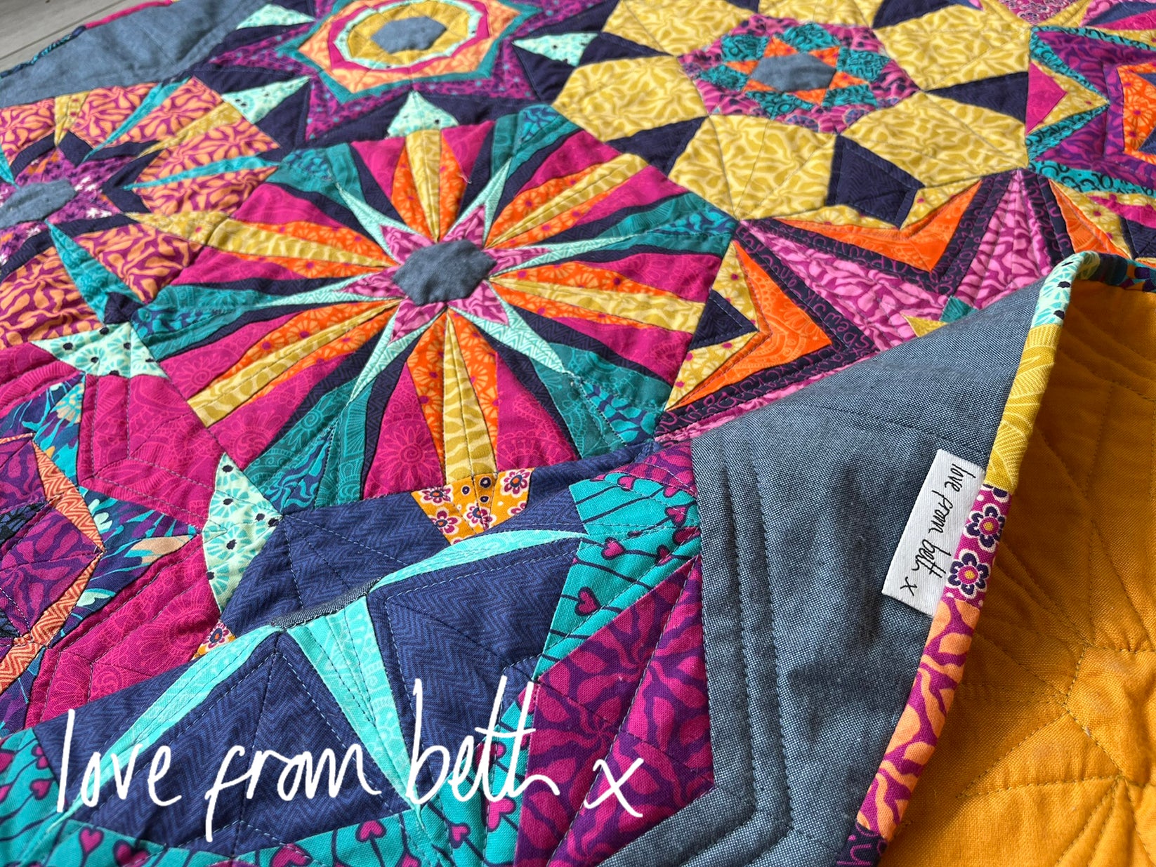 Hexi- Kali Block of the Month – Love From Beth