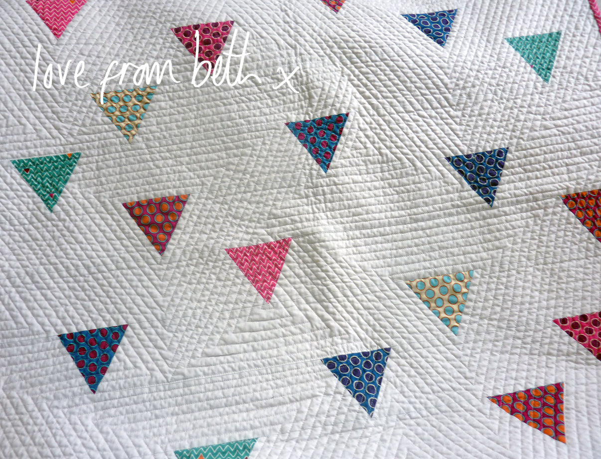 Arrow Drops Baby Quilt Sewing Pattern – Love From Beth