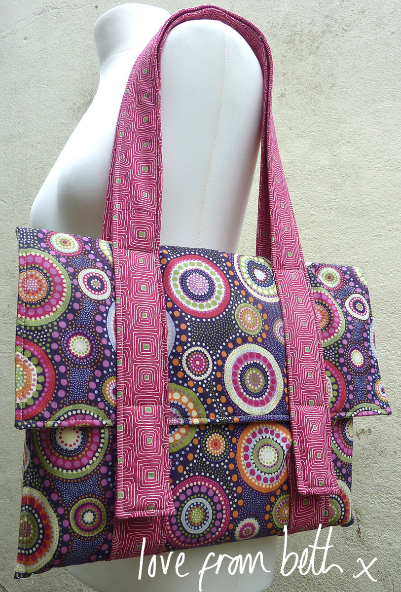 Quilted Satchel Sewing Pattern – Love From Beth