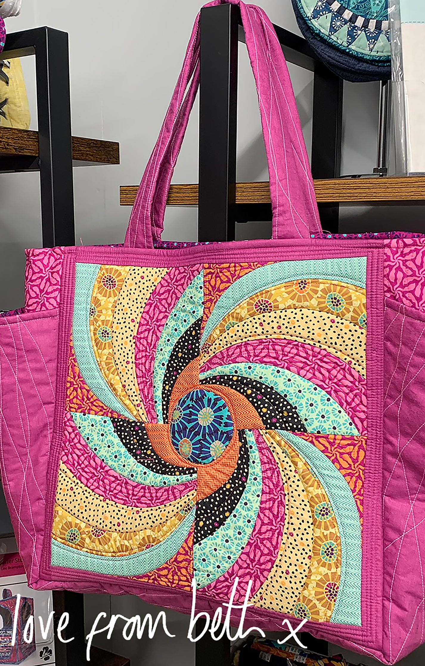 Vortex Quilt Block Sewing Pattern – Love From Beth