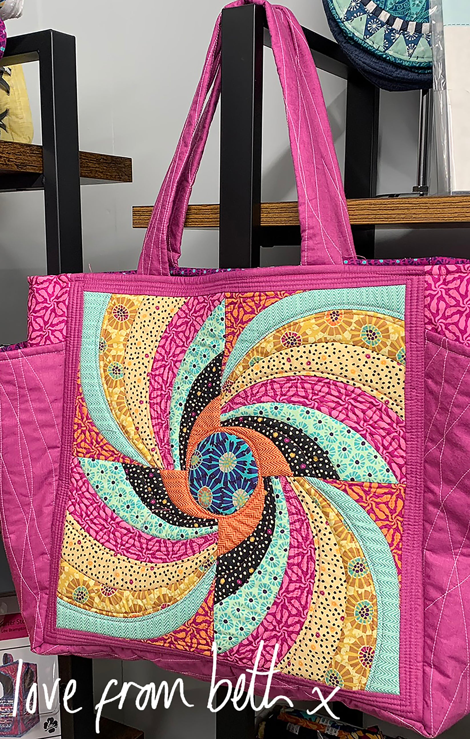 Vortex Quilt Block Sewing Pattern – Love From Beth