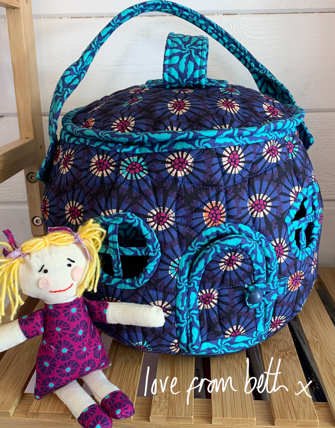 Dilly Dolly House sewing pattern – Love From Beth