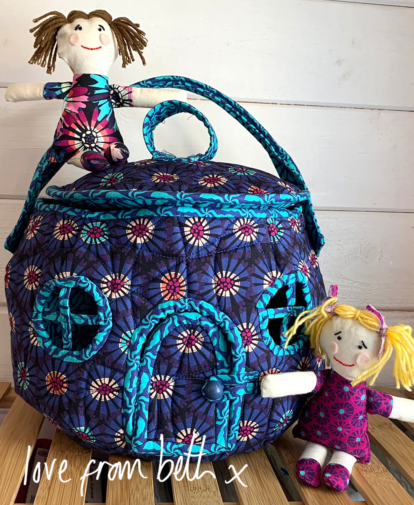 Dilly Dolly House sewing pattern – Love From Beth