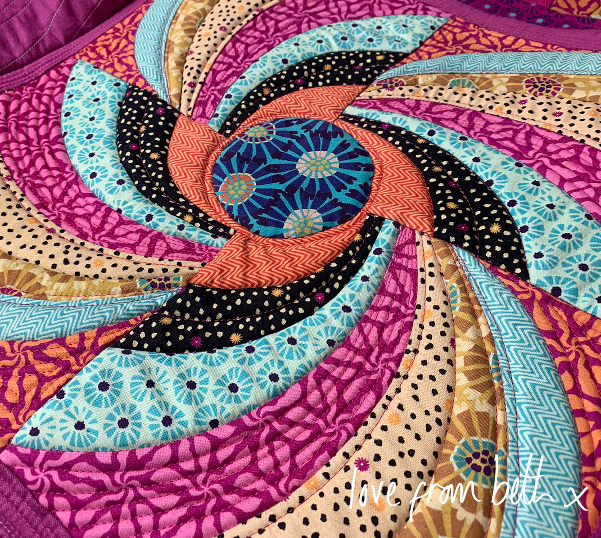Vortex Quilt Block Sewing Pattern – Love From Beth